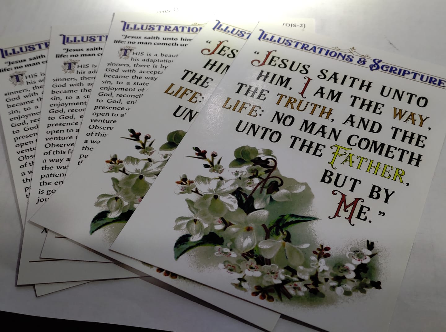 DEVOTIONAL CARDS – Illustrations & Scriptures